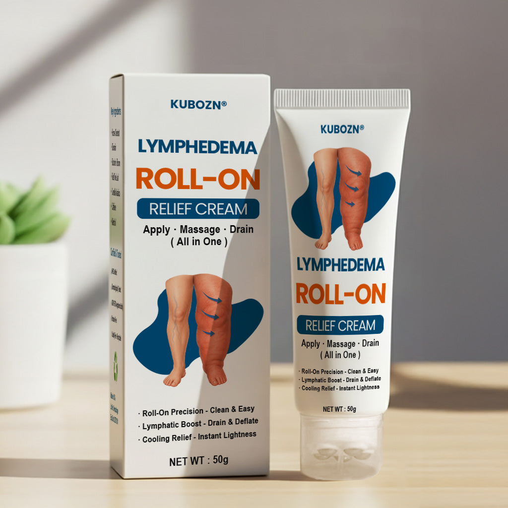 KUBOZN® Roll-On Cream for Lymphatic Drainage & Swelling Relief – CalmanaaAU